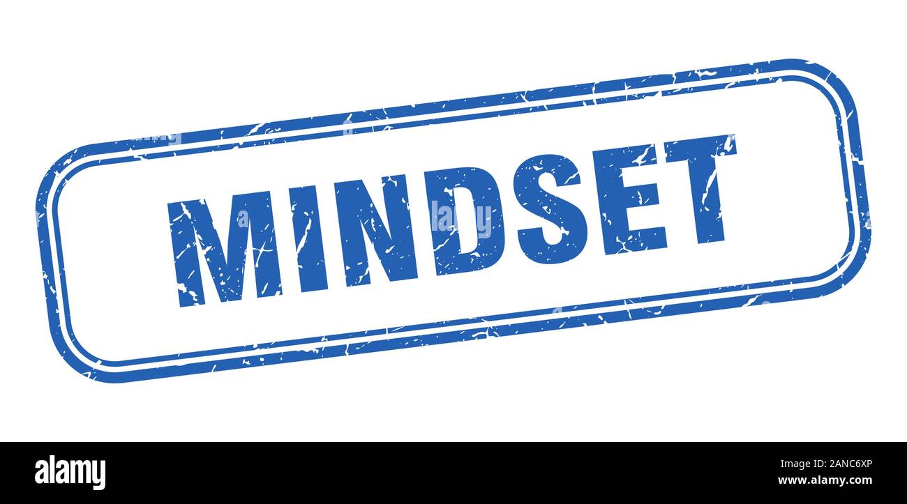 mindset stamp. mindset square grunge blue sign Stock Vector Image & Art ...