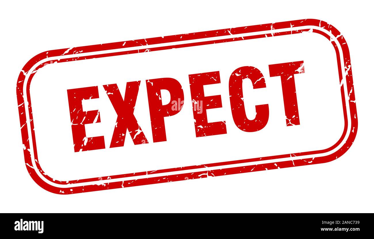 expect stamp. expect square grunge red sign Stock Vector Image & Art ...