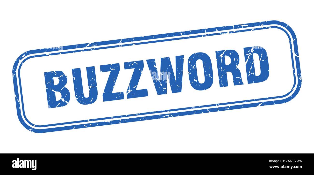 buzzword stamp. buzzword square grunge blue sign Stock Vector Image ...