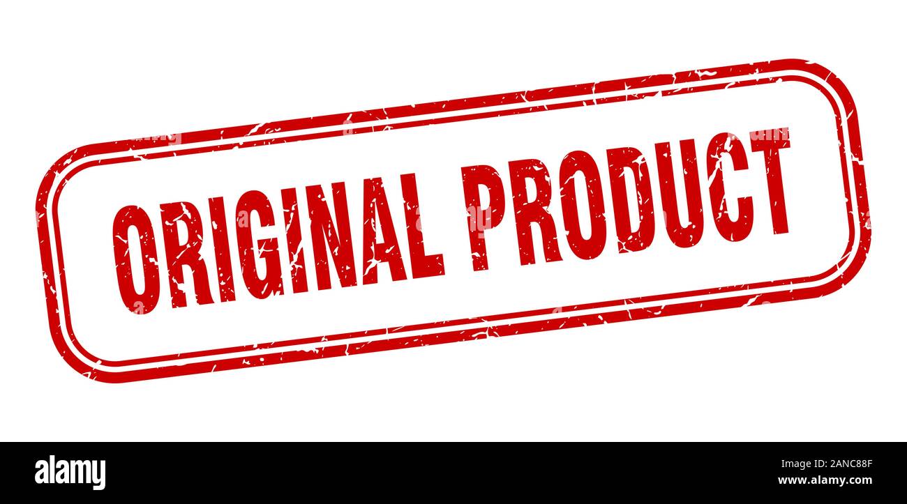 original product stamp. original product square grunge red sign Stock ...