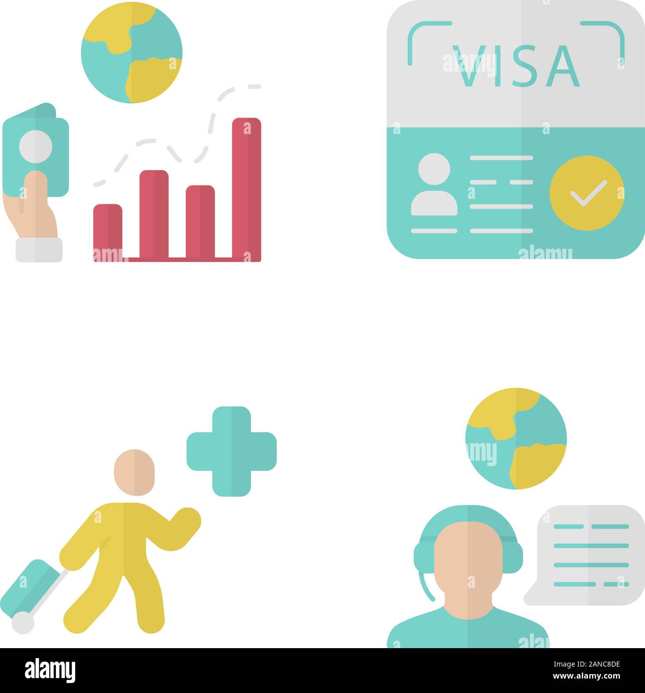 Permanent visa Stock Vector Images - Alamy