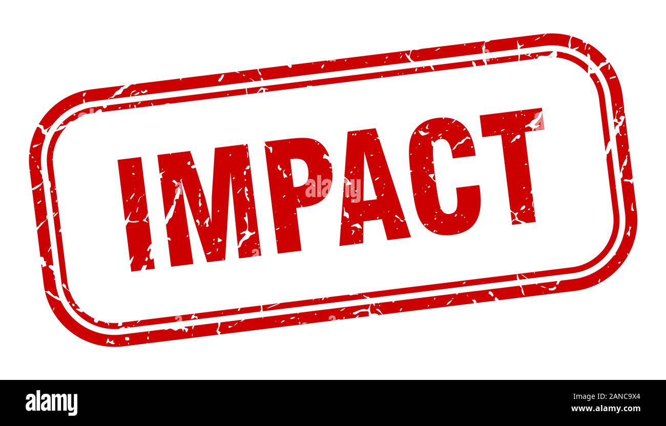 impact stamp. impact square grunge red sign Stock Vector Image & Art ...