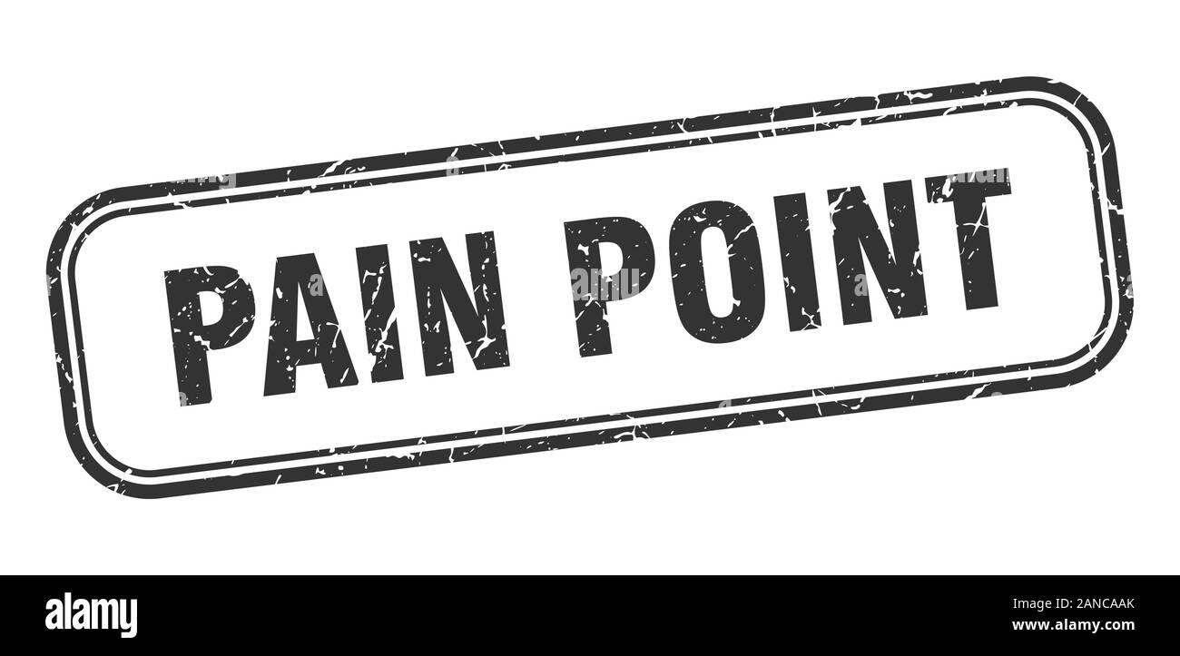 pain point stamp. pain point square grunge black sign Stock Vector ...