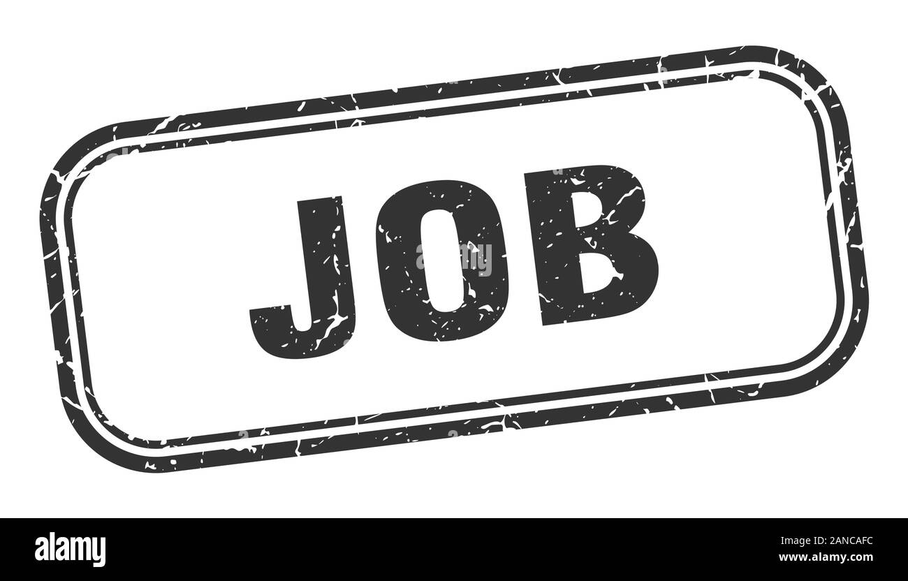 job stamp. job square grunge black sign Stock Vector Image & Art - Alamy