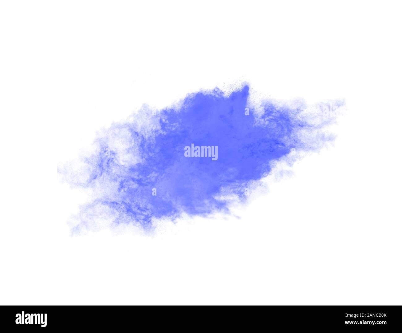 Blue splash brush. Blue watercolor brush background Stock Photo - Alamy