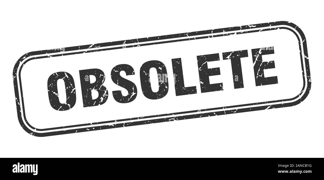 obsolete stamp. obsolete square grunge black sign Stock Vector Image ...