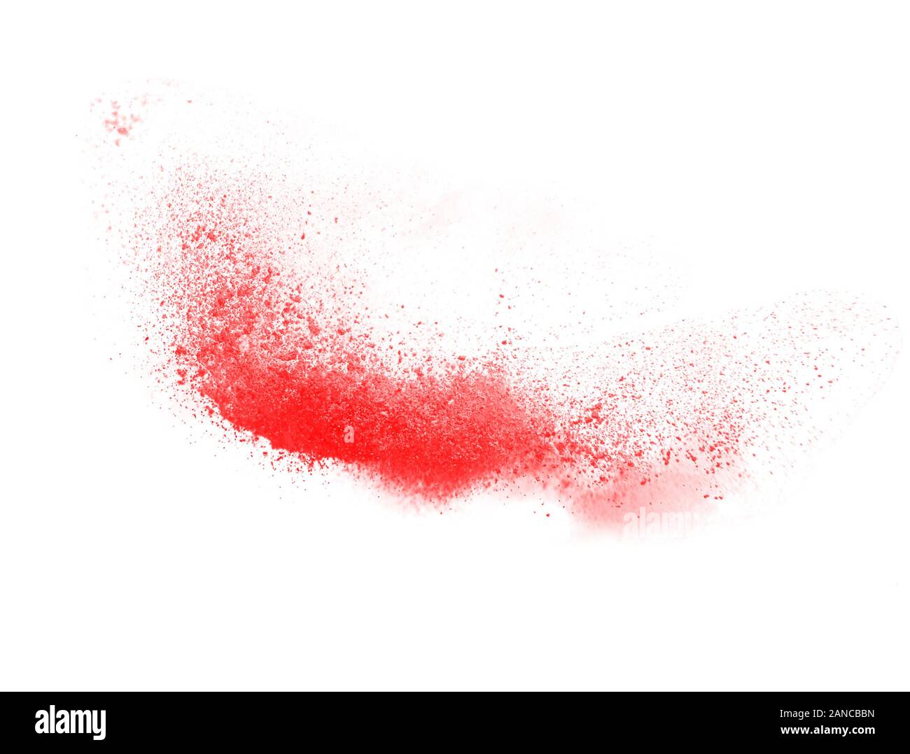 Beautiful red explode brush. Red splash brush illustration Stock Photo ...