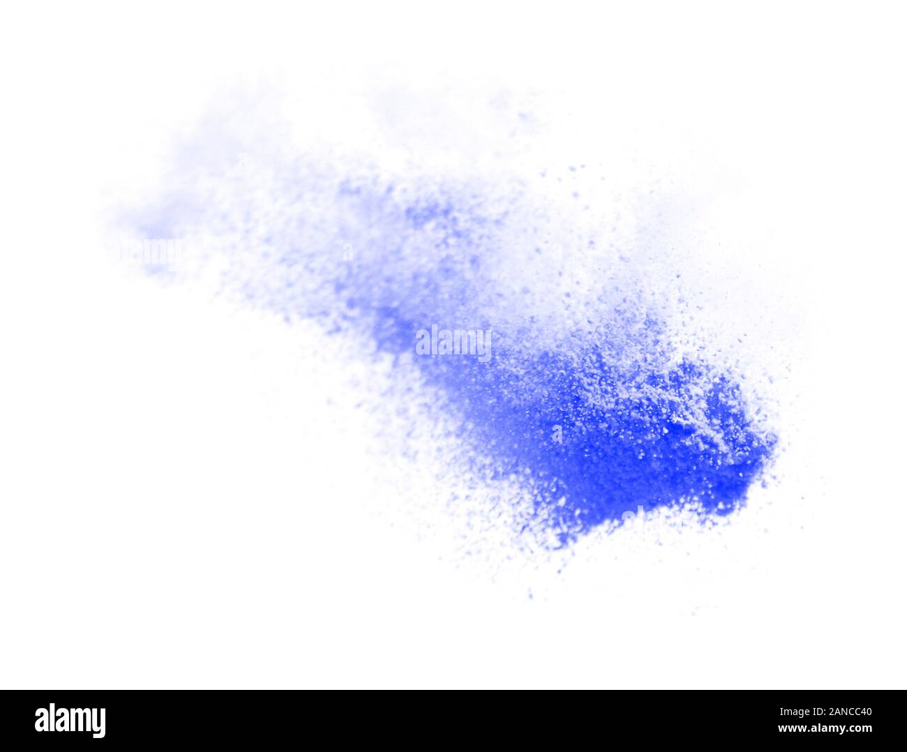 Beautiful blue powder splash illustration. Blue explosion backdrop ...