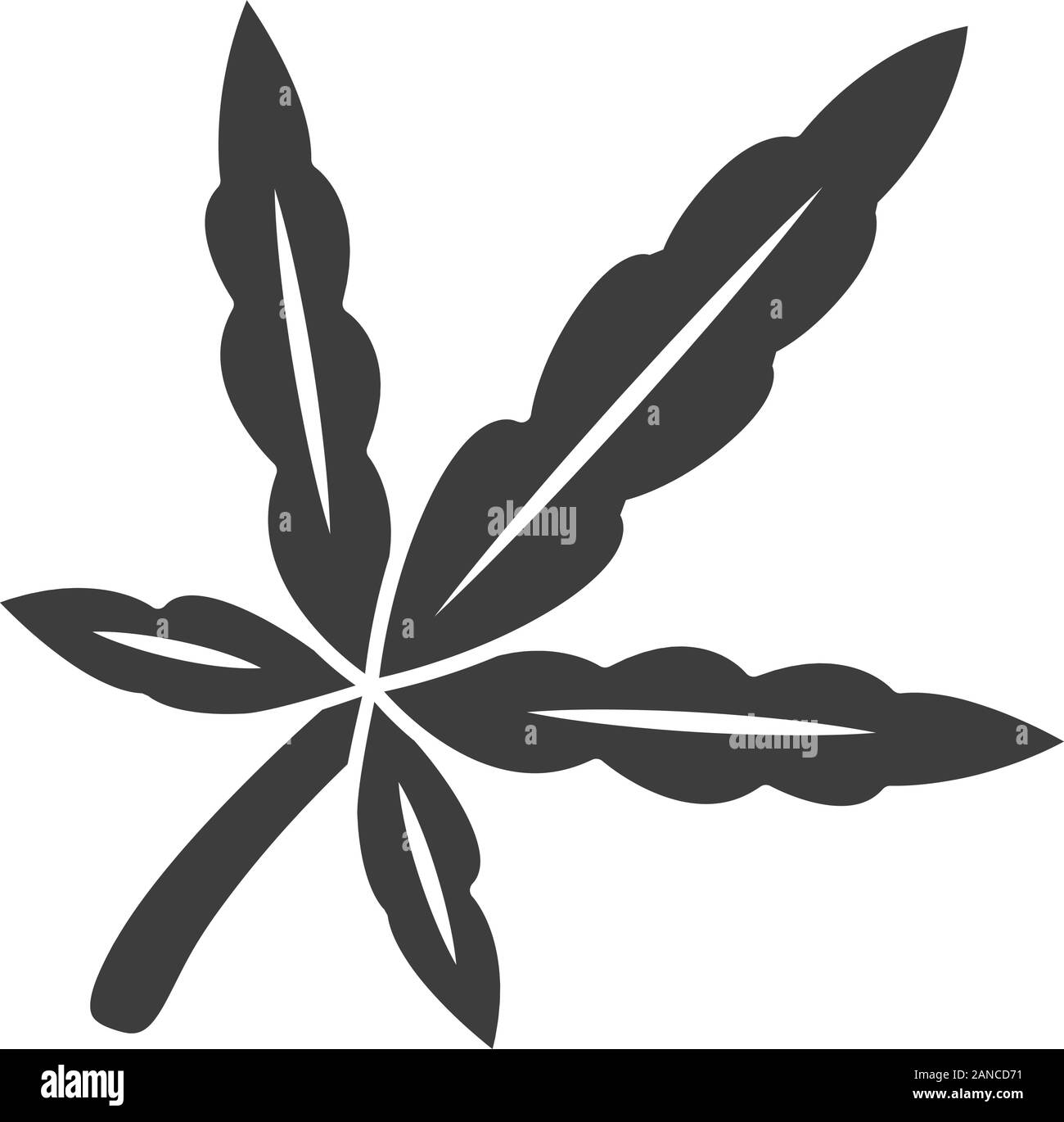 Marijuana leaf icon cartoon style hi-res stock photography and images ...