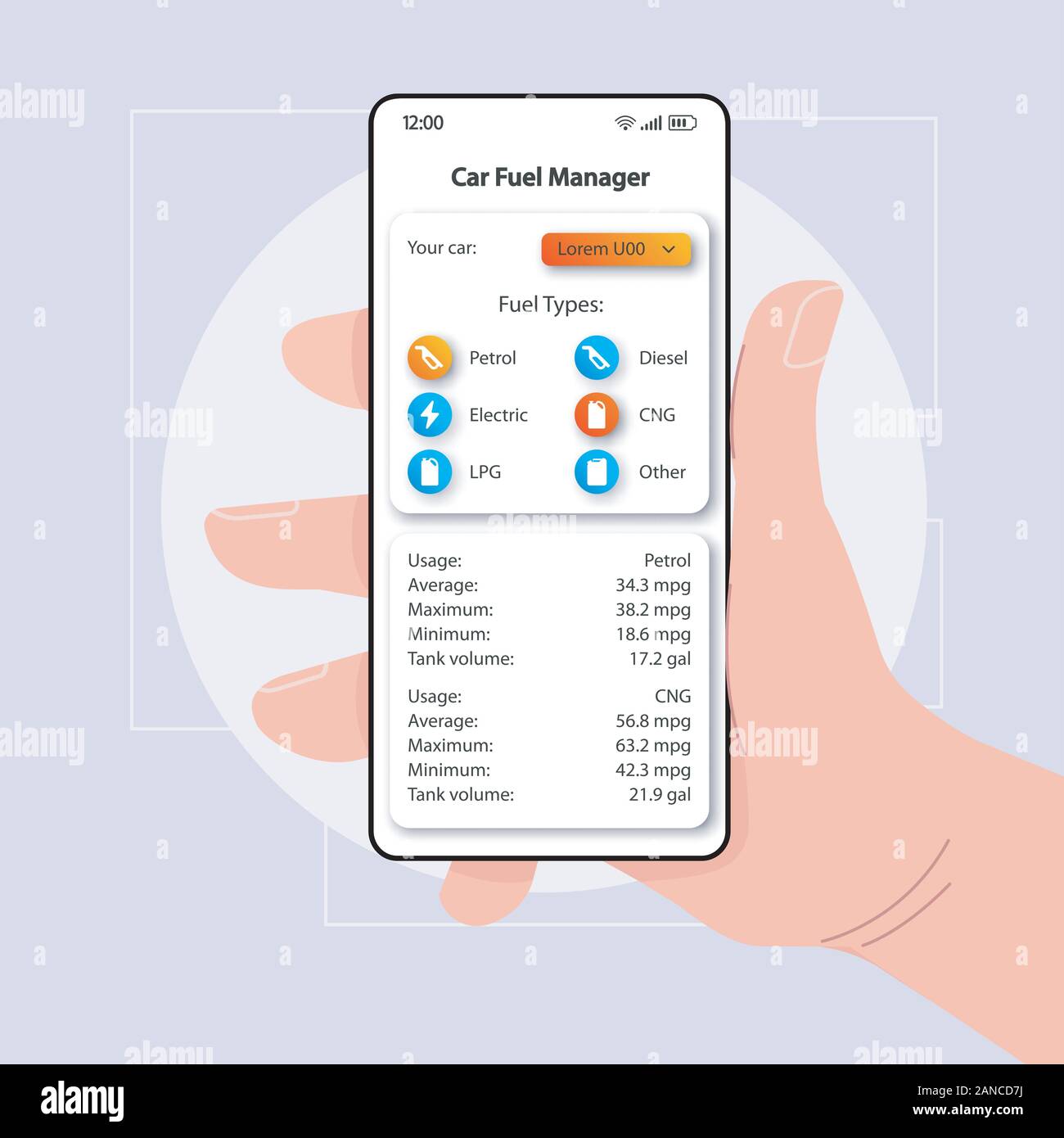 Gas usage Stock Vector Images - Alamy