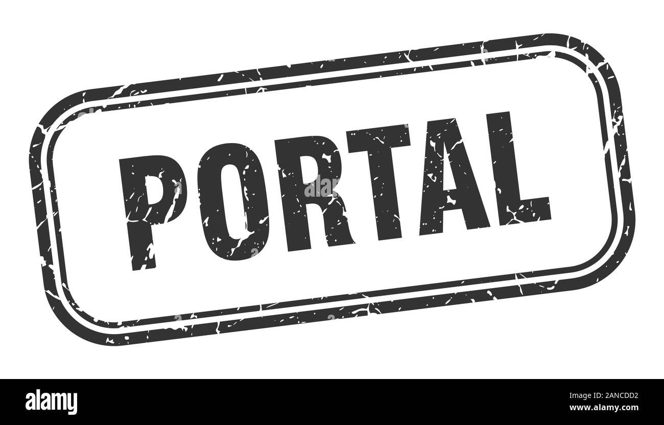 portal stamp. portal square grunge black sign Stock Vector Image & Art ...