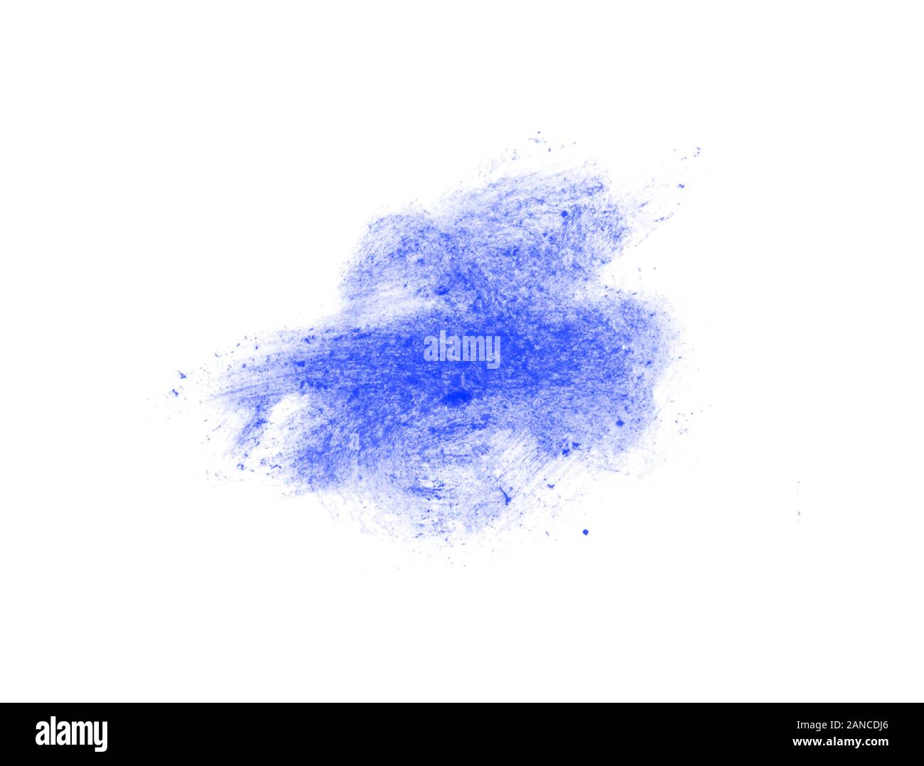 Blue paint brush illustration. Blue paint background Stock Photo - Alamy