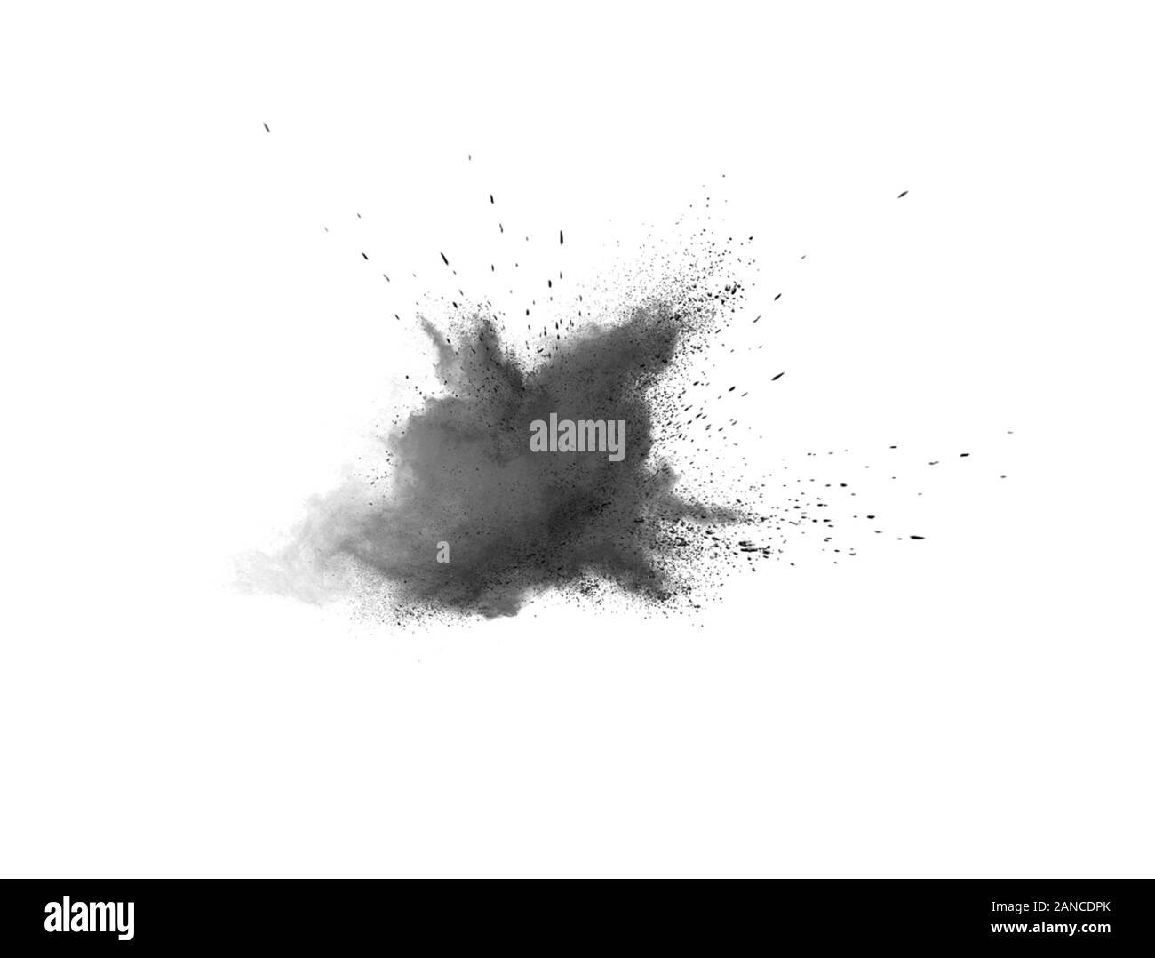 Black explosion isolated on white Black and White Stock Photos & Images ...