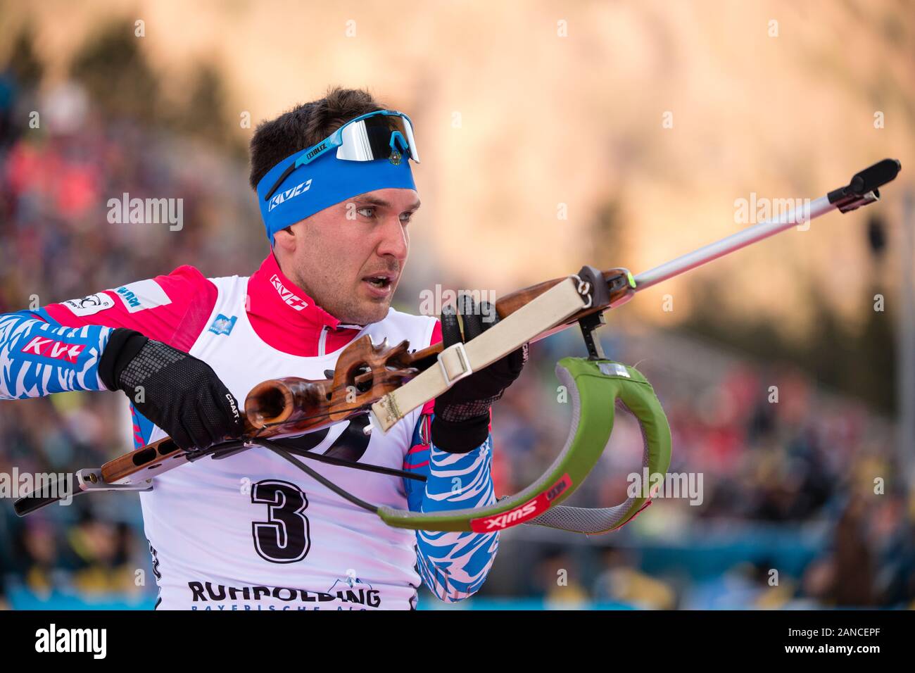 Ruhpolding, Germany. 16th Jan, 2020. Biathlon: World Cup, sprint 10 km ...