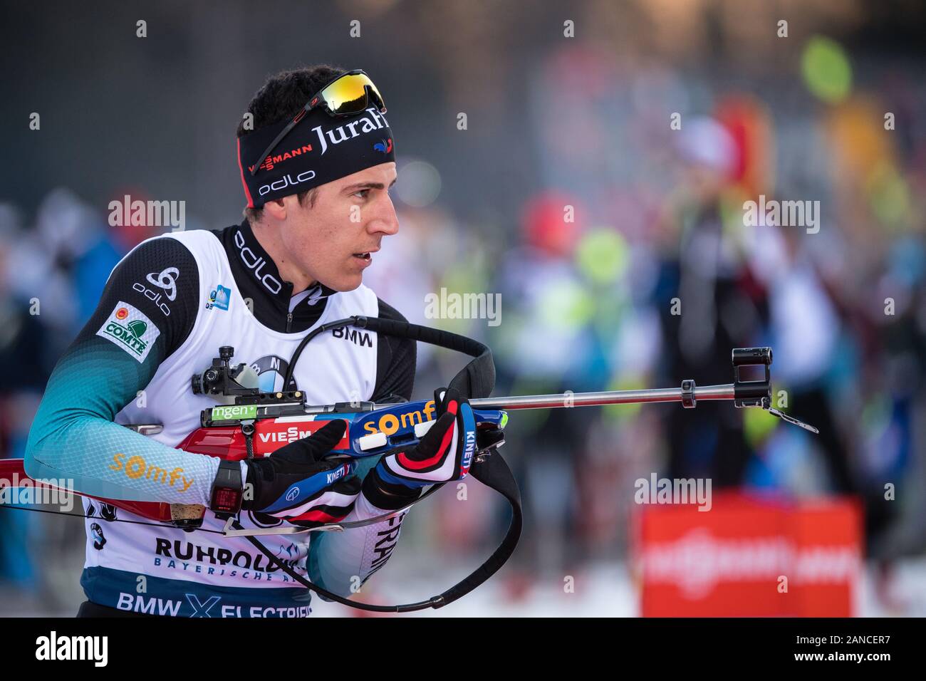 Ruhpolding, Germany. 16th Jan, 2020. Biathlon: World Cup, sprint 10 km ...