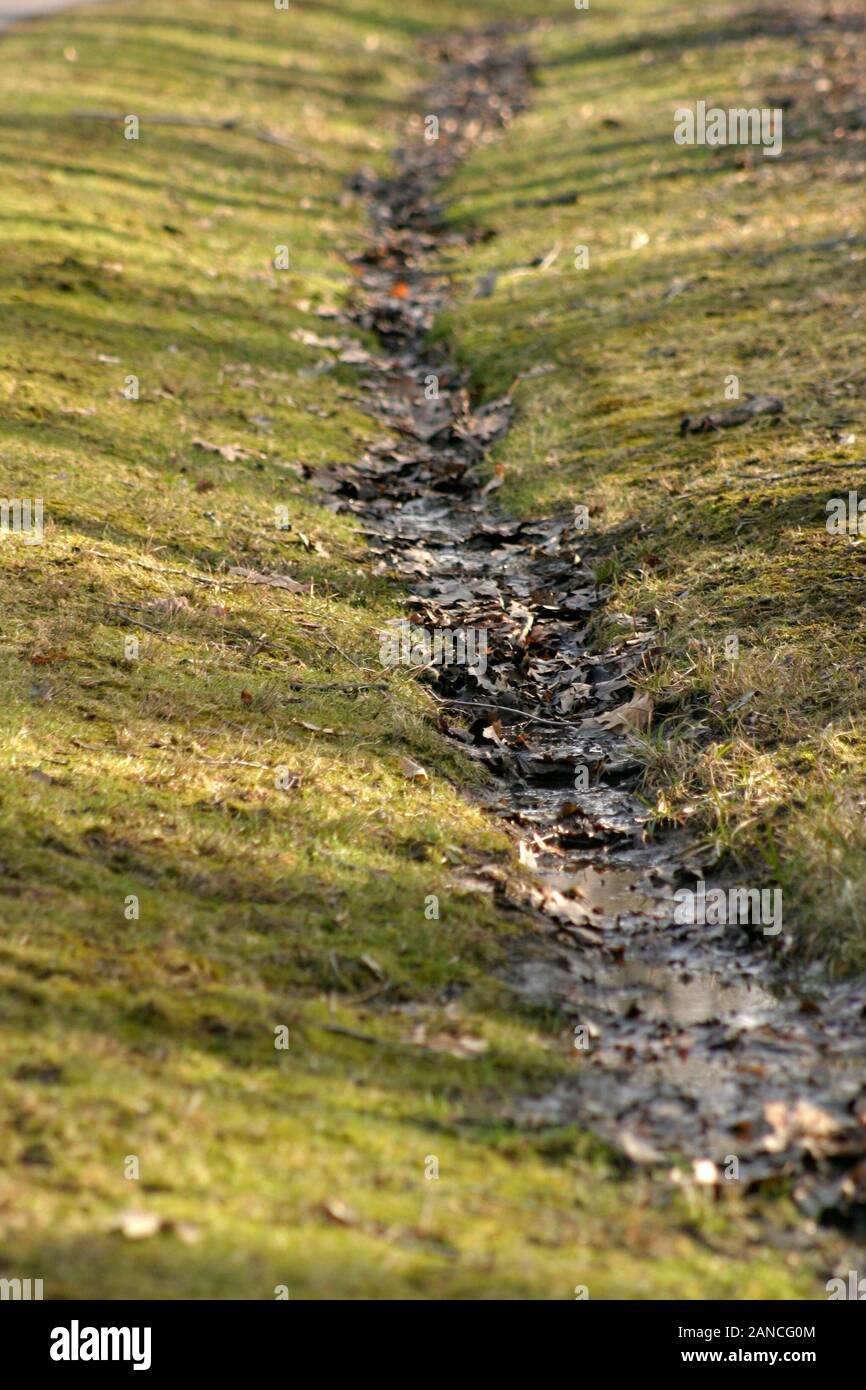 Rain water channel drain hi-res stock photography and images - Alamy