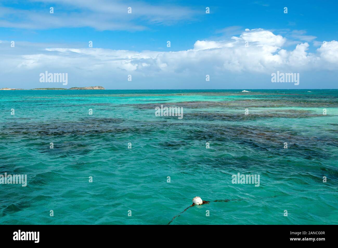 View of the Antigua island and coast - Saint John's - Antigua and ...