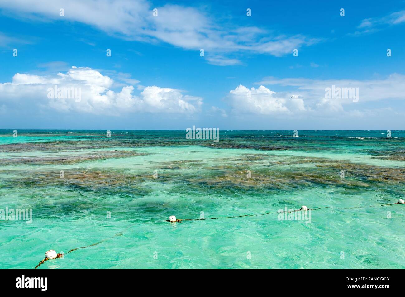 View of the Antigua island and coast - Saint John's - Antigua and ...