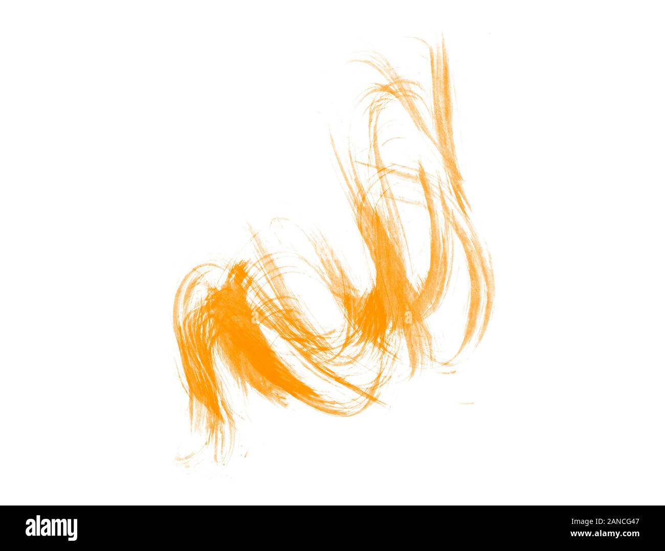 Abstract yellow paint lines brush background Stock Photo - Alamy