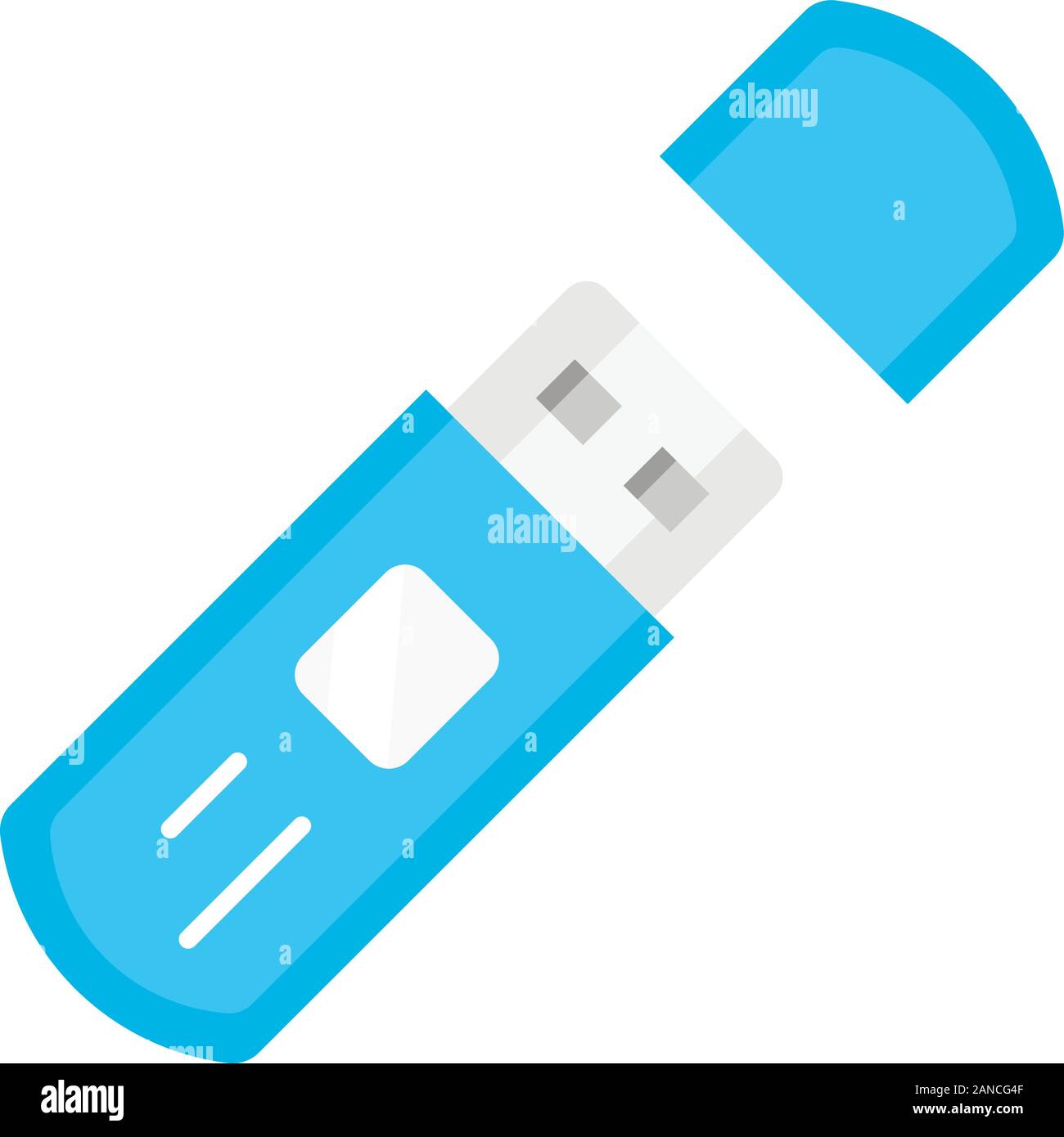Usb flash drive icon cartoon Cut Out Stock Images & Pictures - Alamy