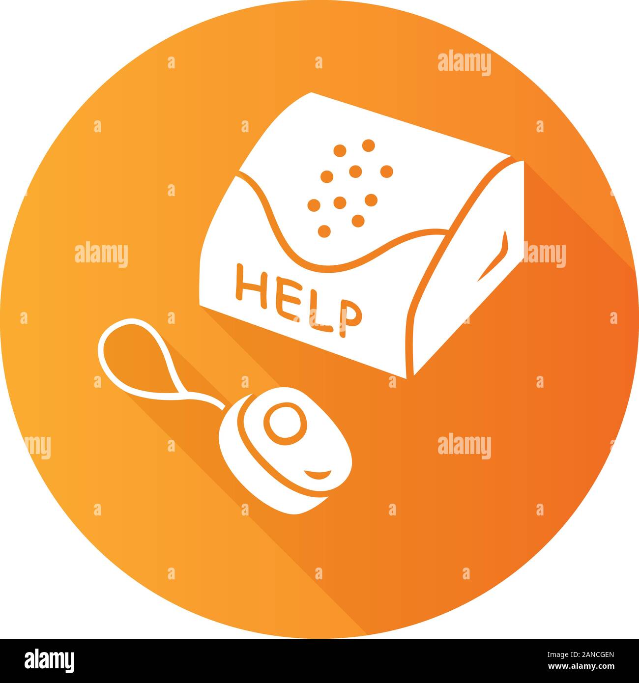 Elderly help device Stock Vector Images - Alamy