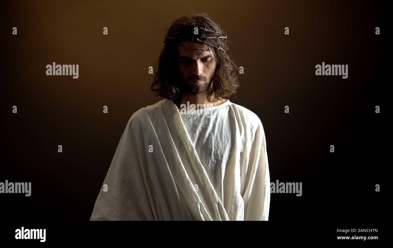 Sad jesus hi-res stock photography and images - Alamy
