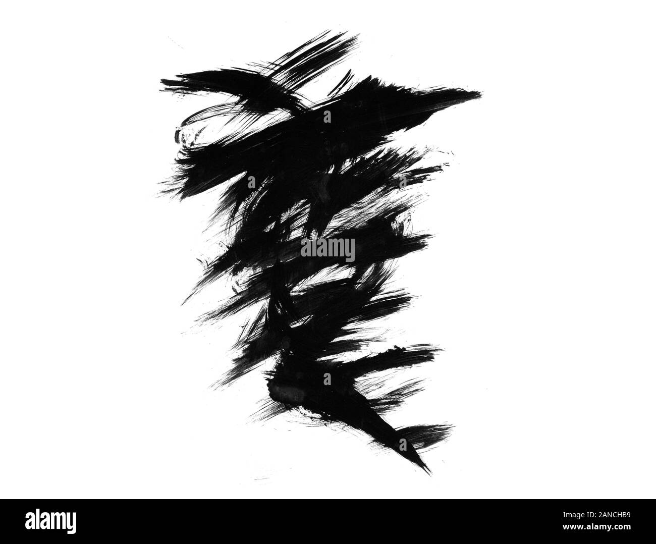 Black brush background. Black isolated brush illustration Stock Photo ...