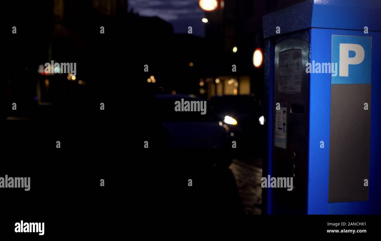 Car parking ticket machine hi-res stock photography and images - Alamy