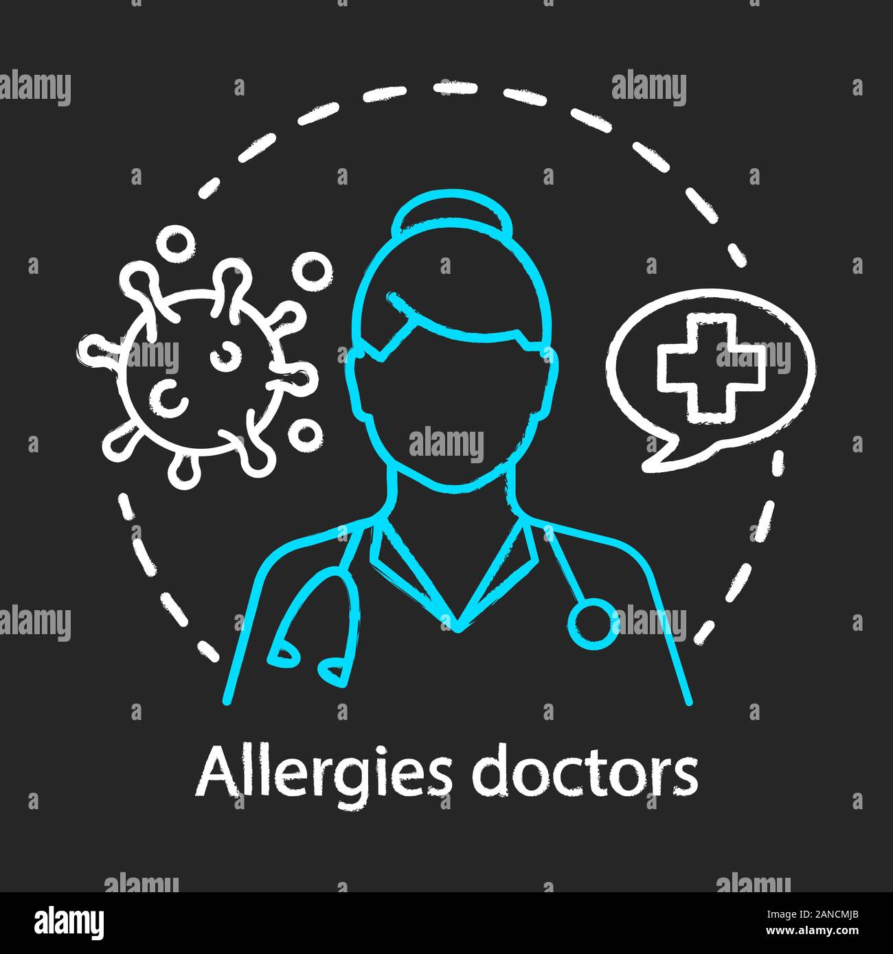 Immunologic reaction vector vectors Stock Vector Images - Alamy