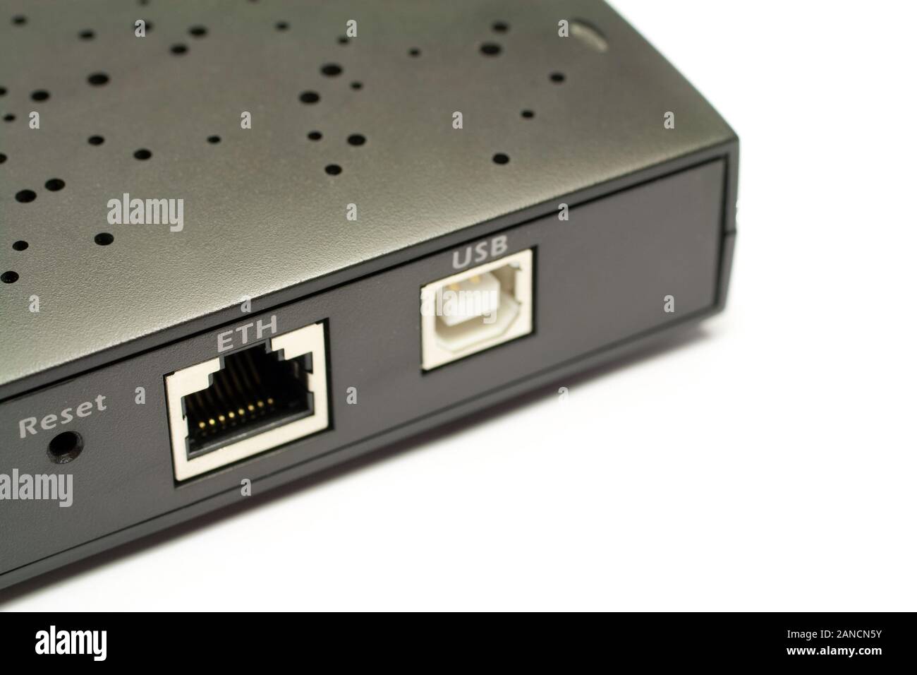 Old router isolated on white background Stock Photo - Alamy