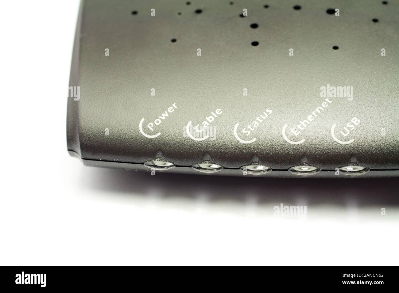 Old router isolated on white background Stock Photo - Alamy