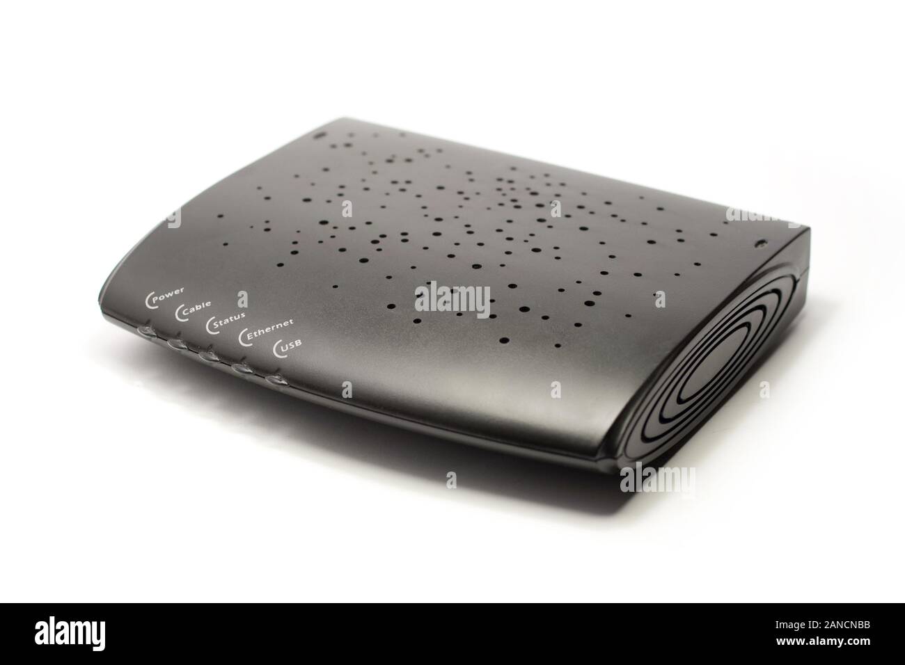 Old router isolated on white background Stock Photo - Alamy