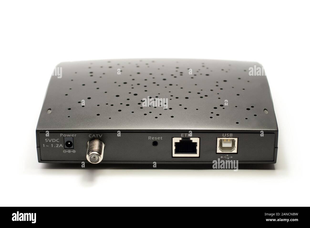 Old router isolated on white background Stock Photo - Alamy