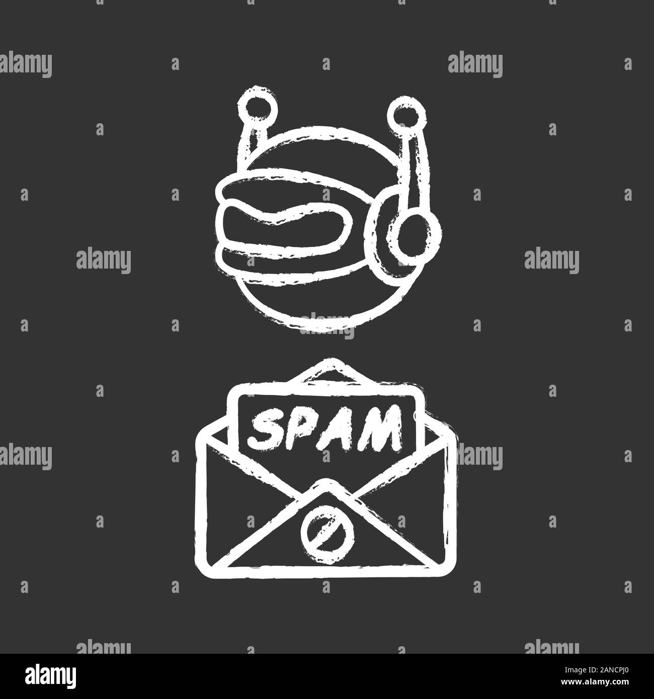 Spambot Stock Vector Images - Alamy
