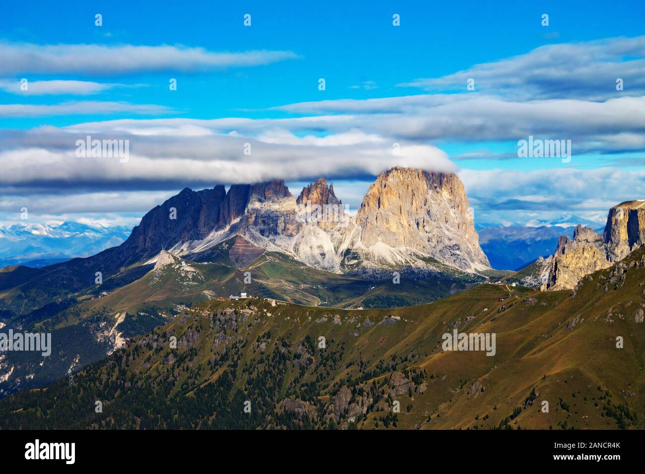 Dolomites Italian alps, mountain pass Stock Photo - Alamy