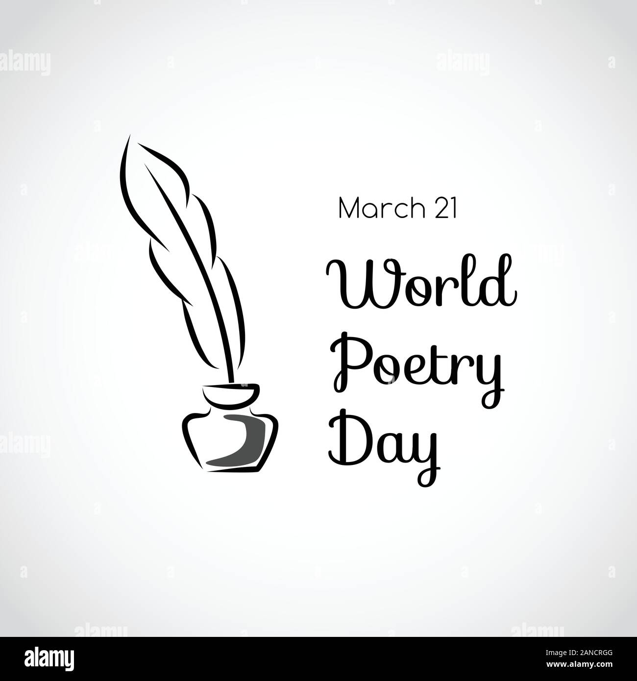 World poetry day march Stock Vector Images - Alamy