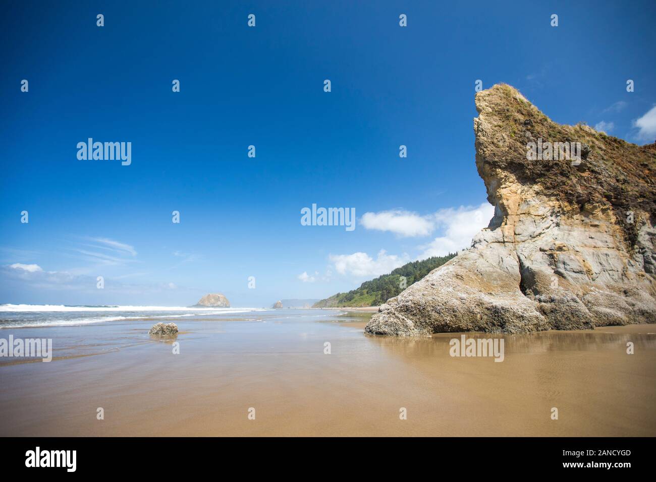 Hug Point State Recreation Site, Oregon Coast Stock Photo - Alamy