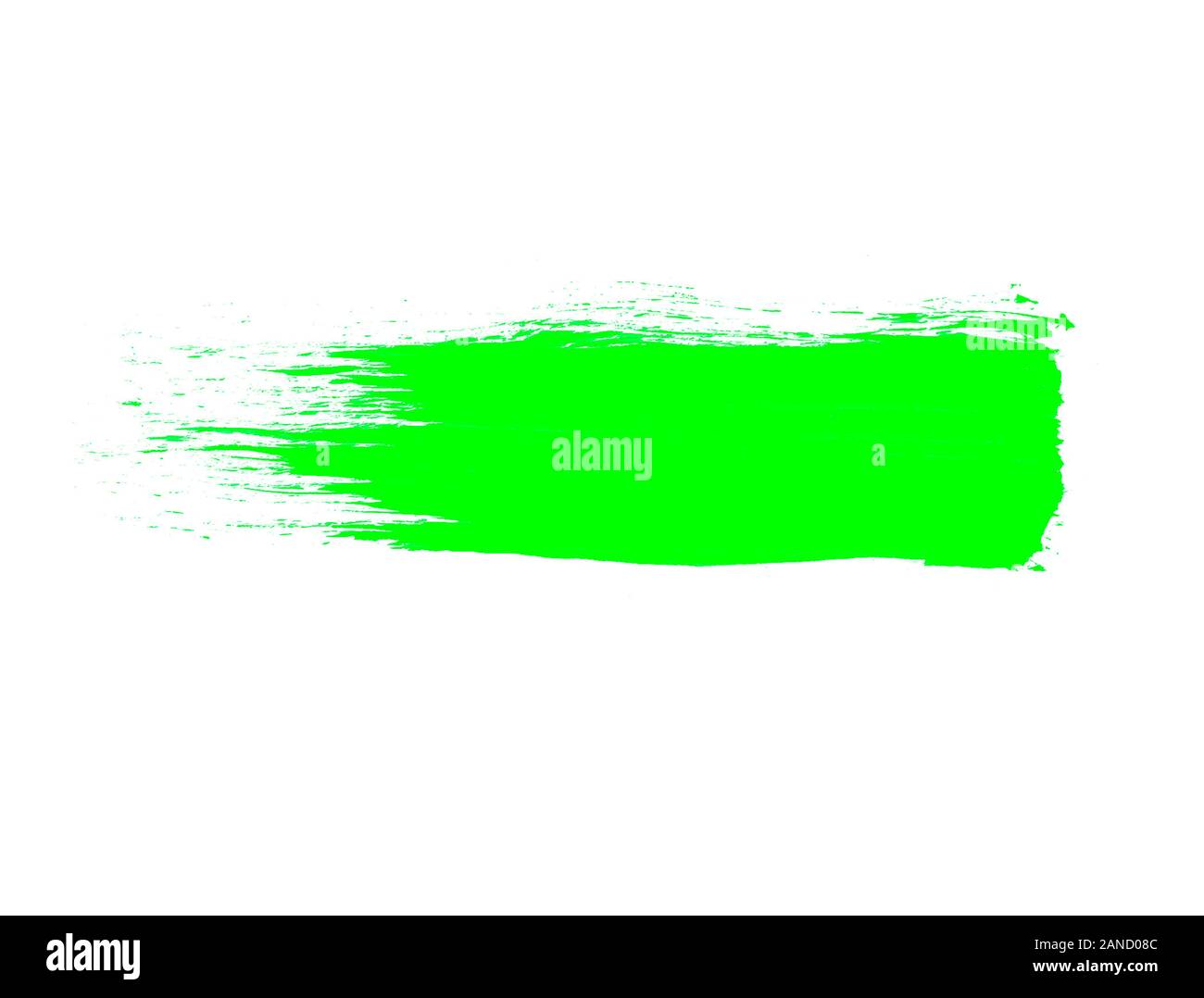 Beautiful green watercolor smear brush background Stock Photo - Alamy