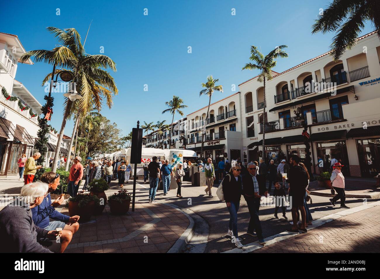 Downtown in naples florida city hi-res stock photography and images - Alamy
