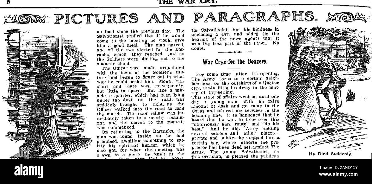 The War Cry . ...? mK Stock Photo - Alamy