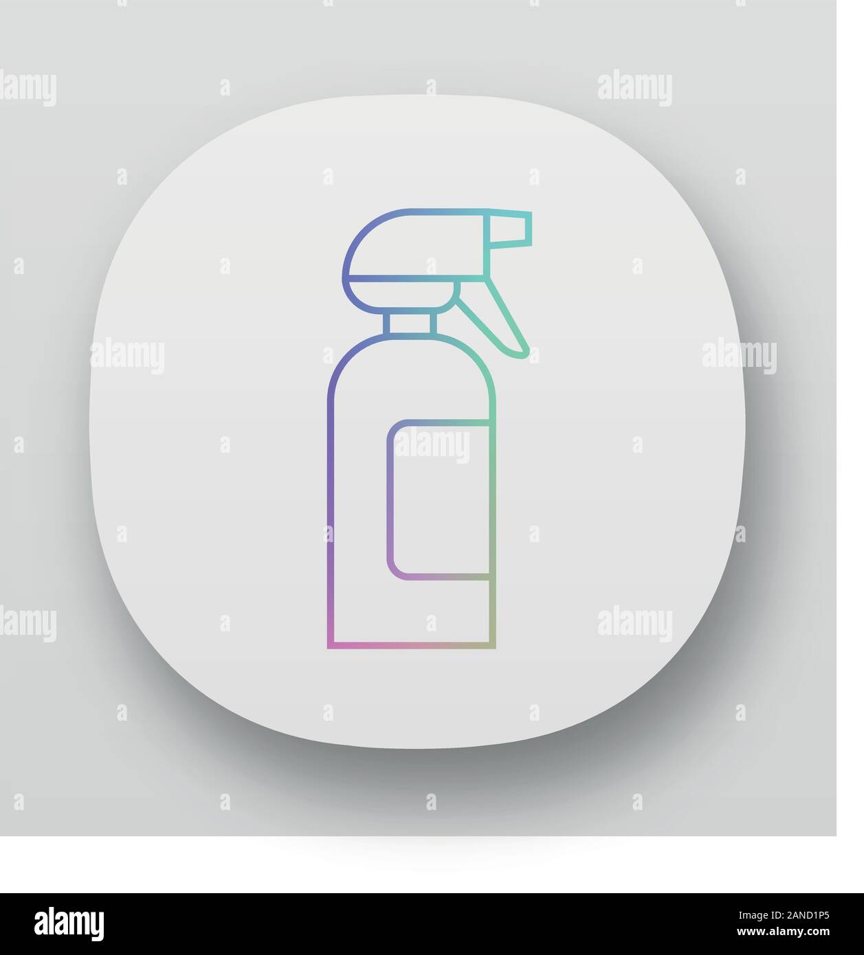 Spray bottle app icon Stock Vector Images - Alamy