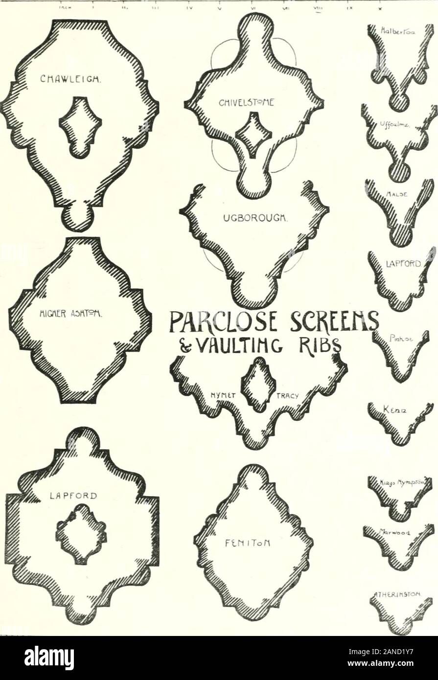 Roodscreens and roodlofts . Fig. 117 T . Fig. 118 Stock Photo - Alamy