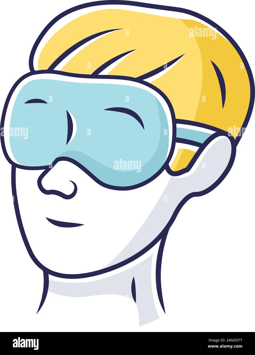 Tired Cartoon Eyes Icon Stock Photos & Tired Cartoon Eyes Icon Stock ...