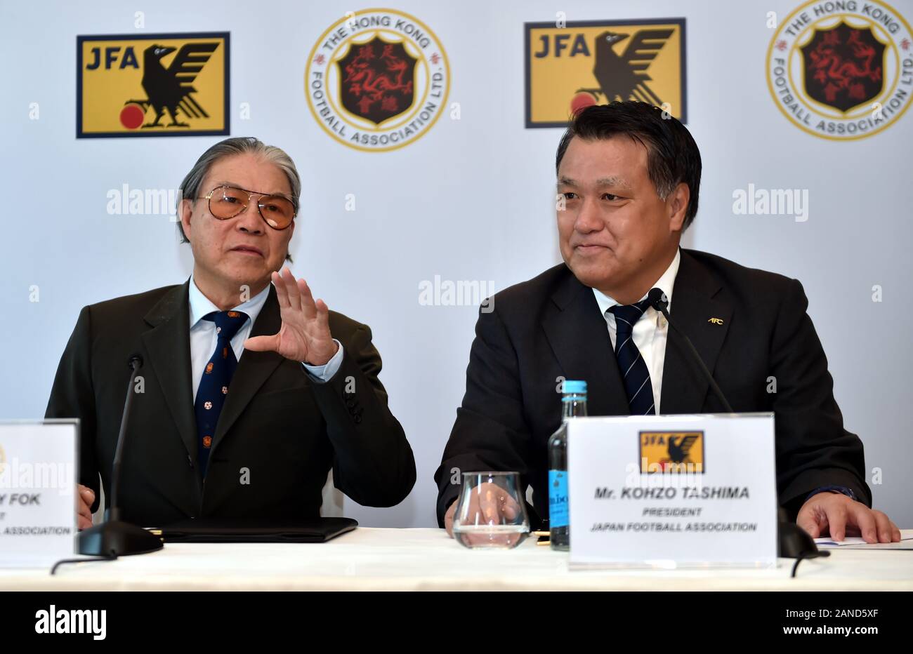 Timothy Fok Tsun-ting, president of Hong Kong Football Association ...