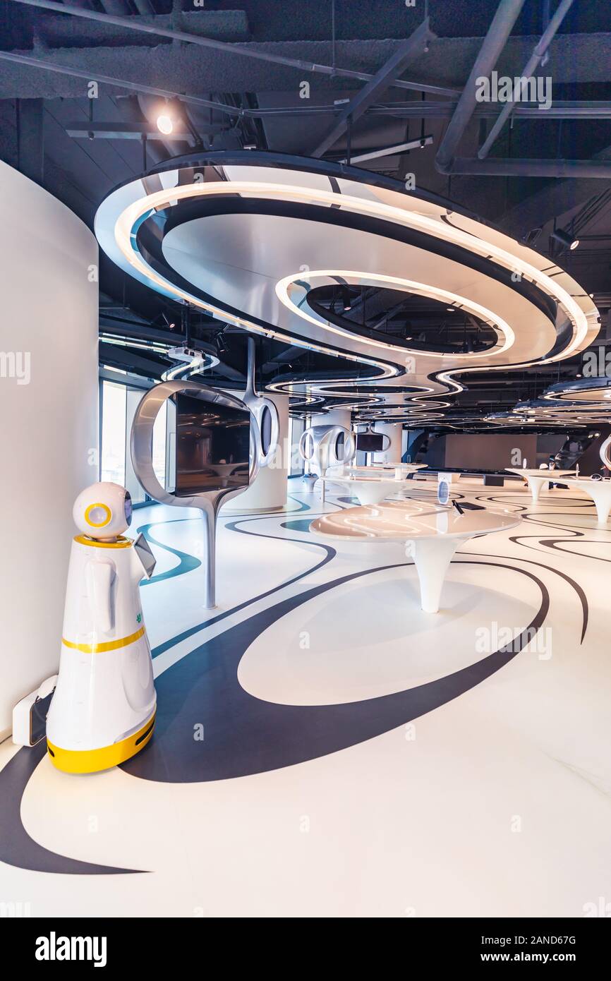 An inside view of the 5G laboratory at 31st floor of newly opened Leeza ...