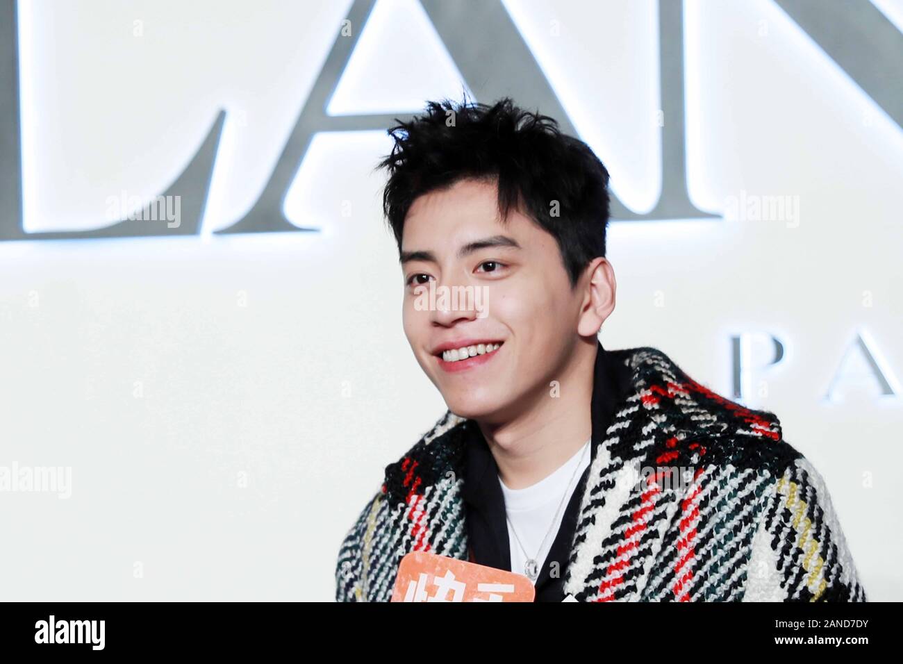 --FILE--Chinese actor Darren Wang, also known as Wang Talu, is ...