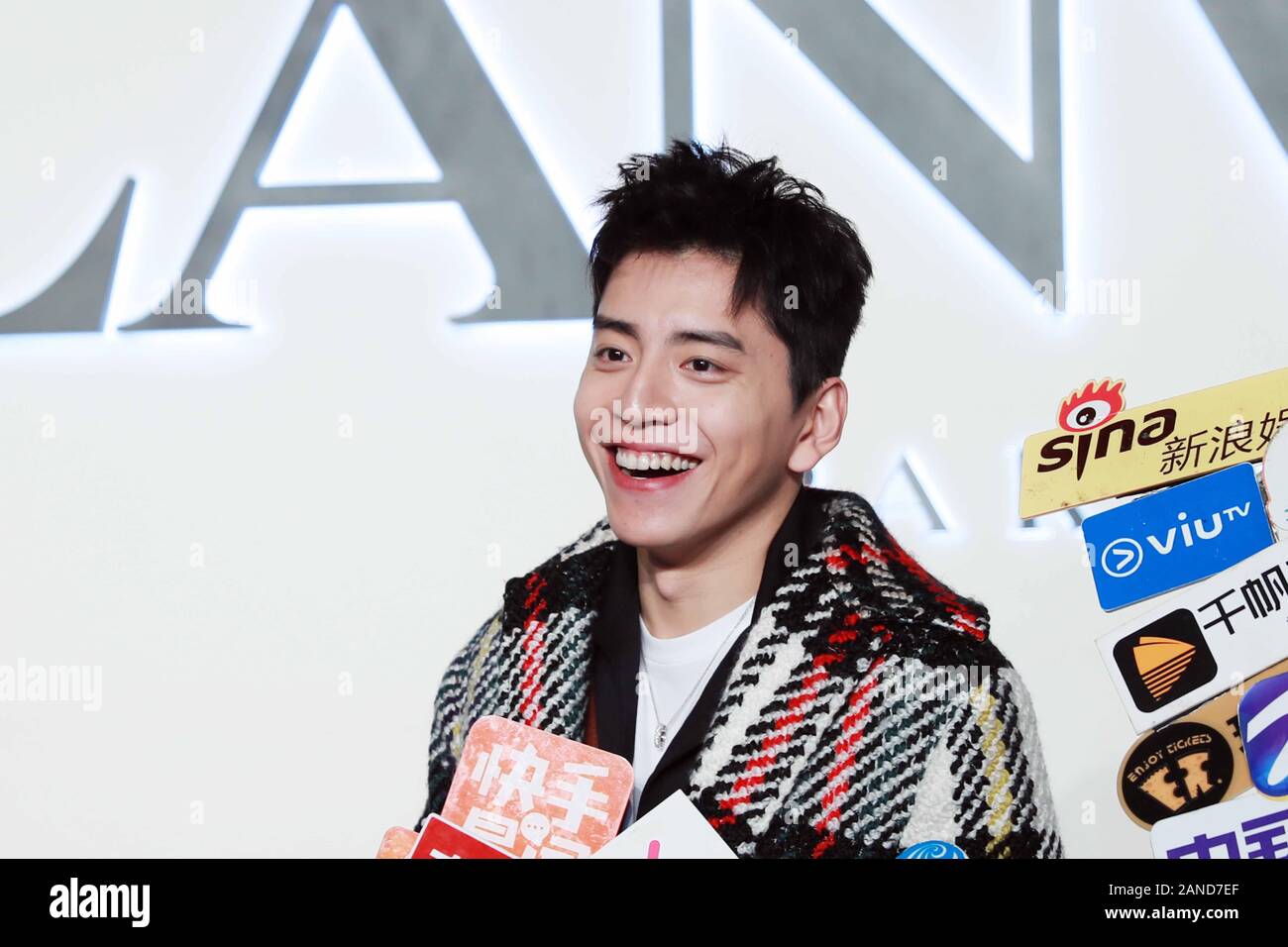 --FILE--Chinese actor Darren Wang, also known as Wang Talu, is ...
