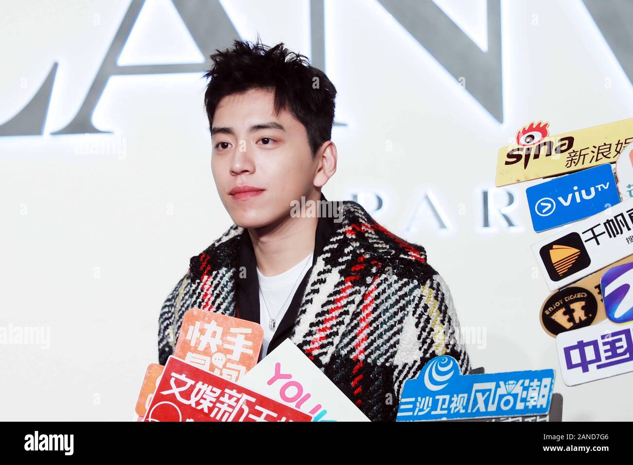 --FILE--Chinese actor Darren Wang, also known as Wang Talu, is ...