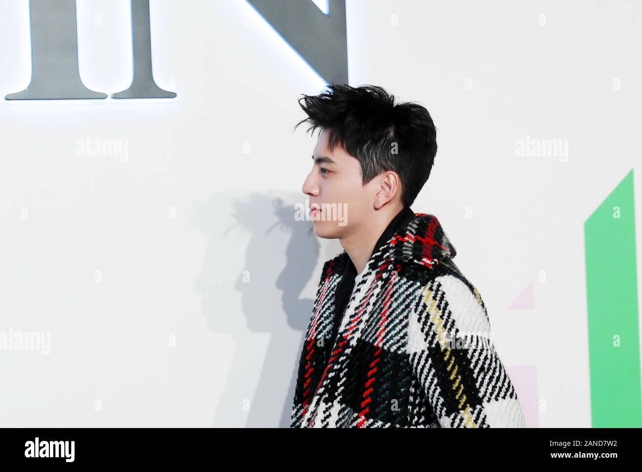 --FILE--Chinese actor Darren Wang, also known as Wang Talu, shows up at ...