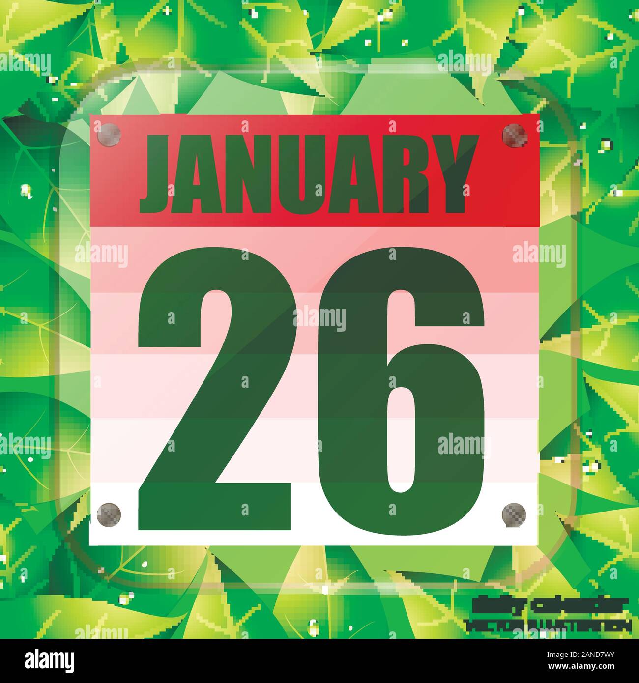 26 january calendar hi-res stock photography and images - Alamy